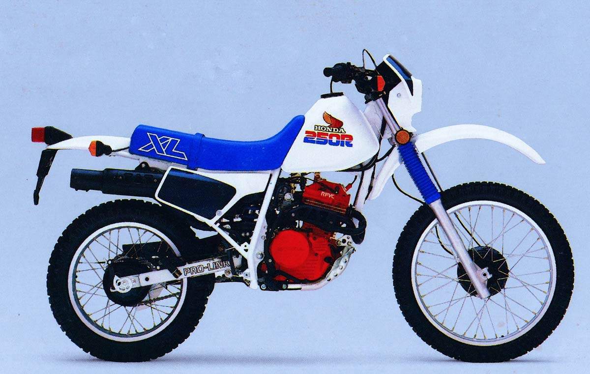 Honda XL 250R 1986 Technical Specifications Honda XL 250R 1986 Technical Specifications